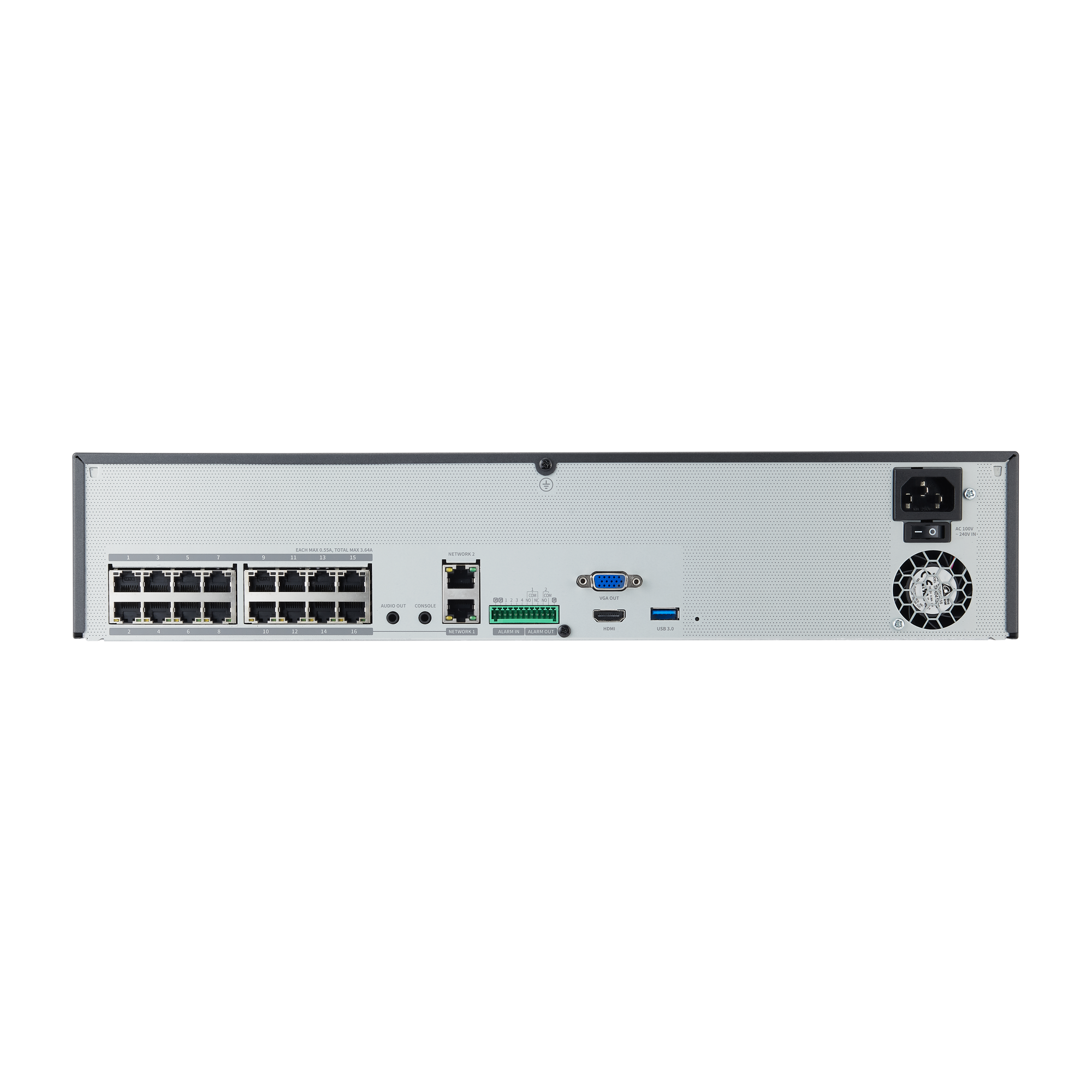 NVR de 16CH / 32MP WISENET XRN-1620SB1 - Ok Telecomunicaciones